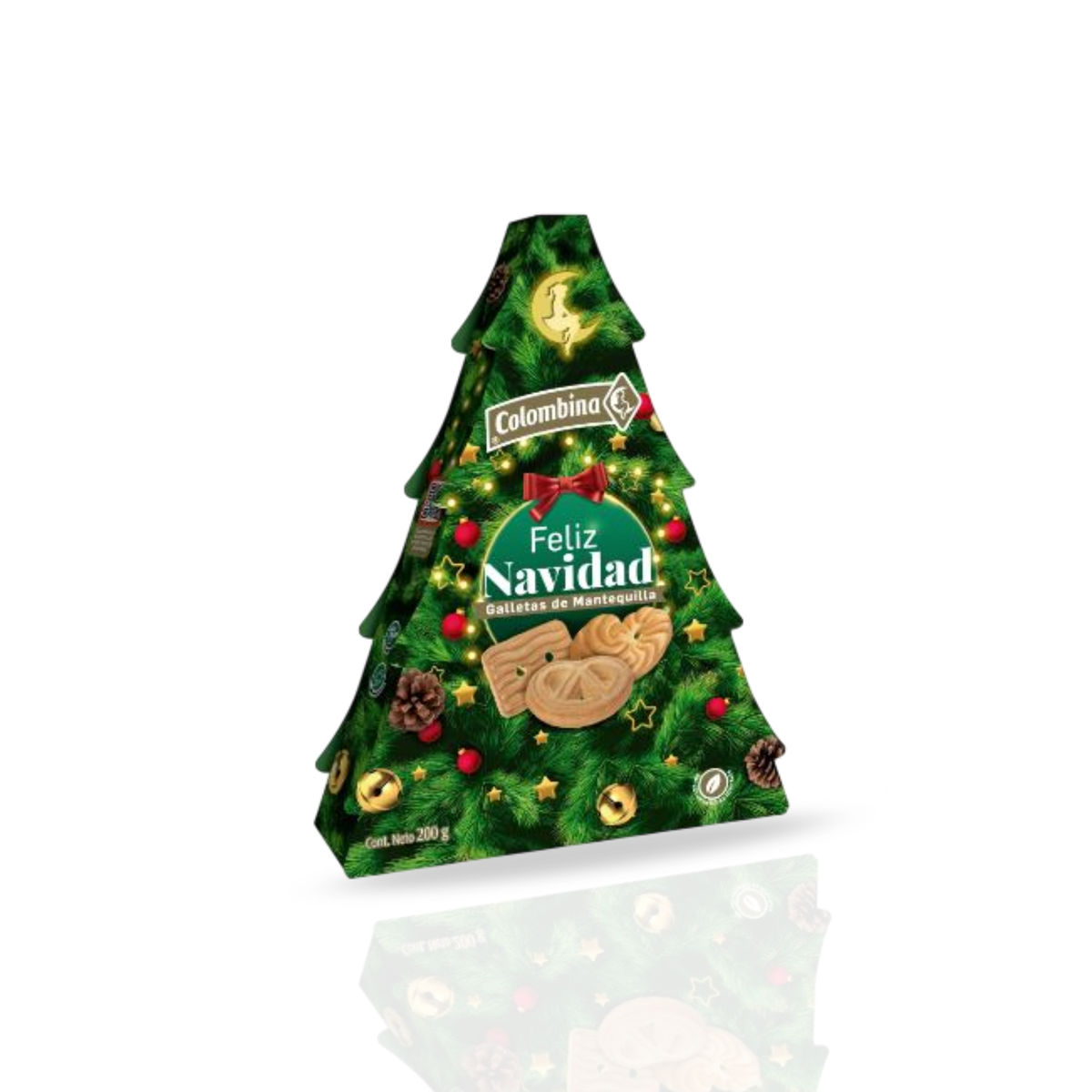 Galletas de Mantequilla Feliz Navidad Colombina - 200gr — FamilyBox.Store