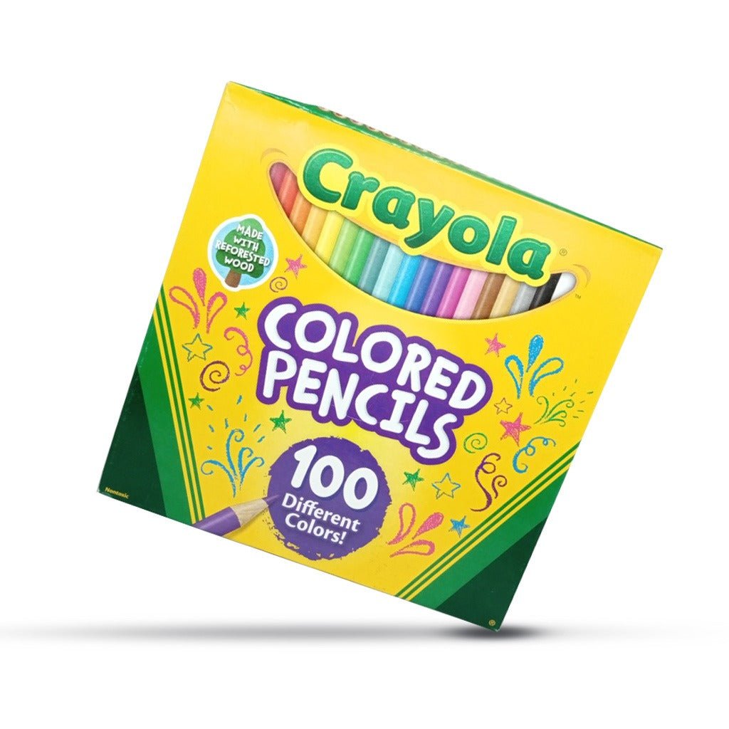Lapices de Colores No Toxicos - Crayola - 100 Colores — FamilyBox.Store