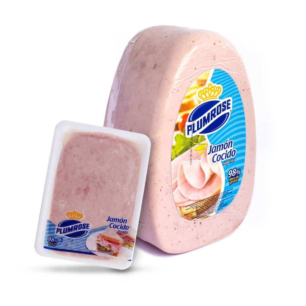 JAMON COCIDO DE PIERNA REBANADO - PLUMROSE - 1KG (SOLO CARACAS ...