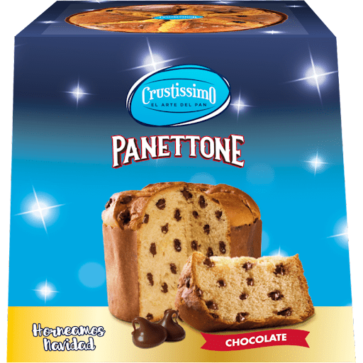 Panettone Crustissimo con chocolate - 500gr — FamilyBox.Store