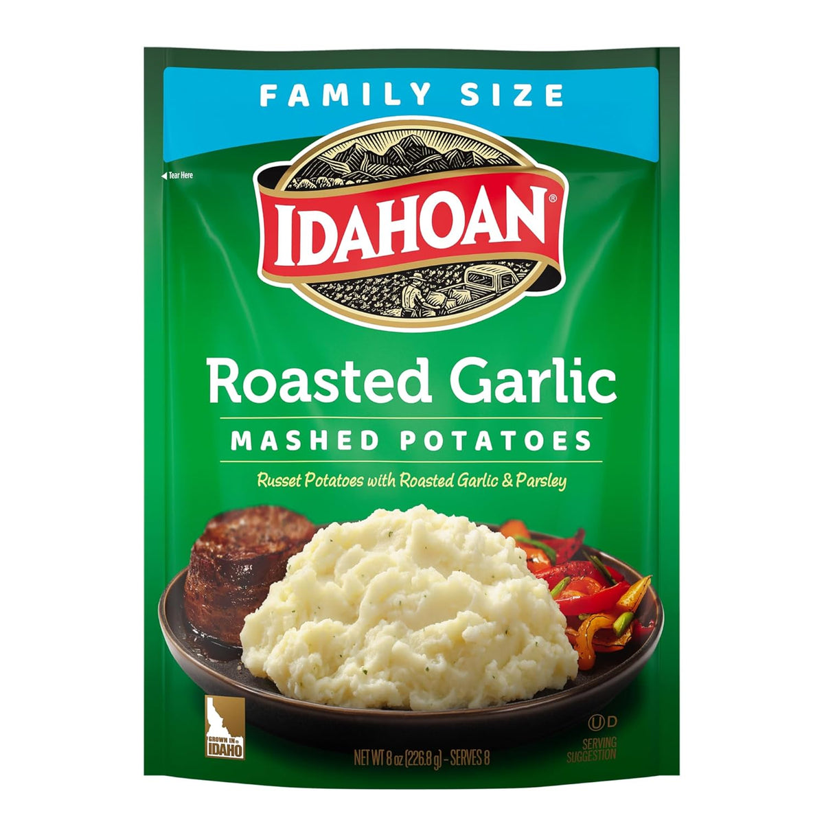 Pure de Papa Roasted Garlic - IDAHOAN - Family Size 226gr. — FamilyBox ...